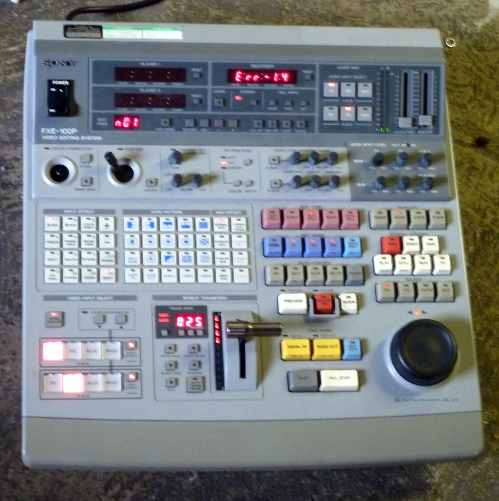 Practical Sony video console | Electro Props Hire