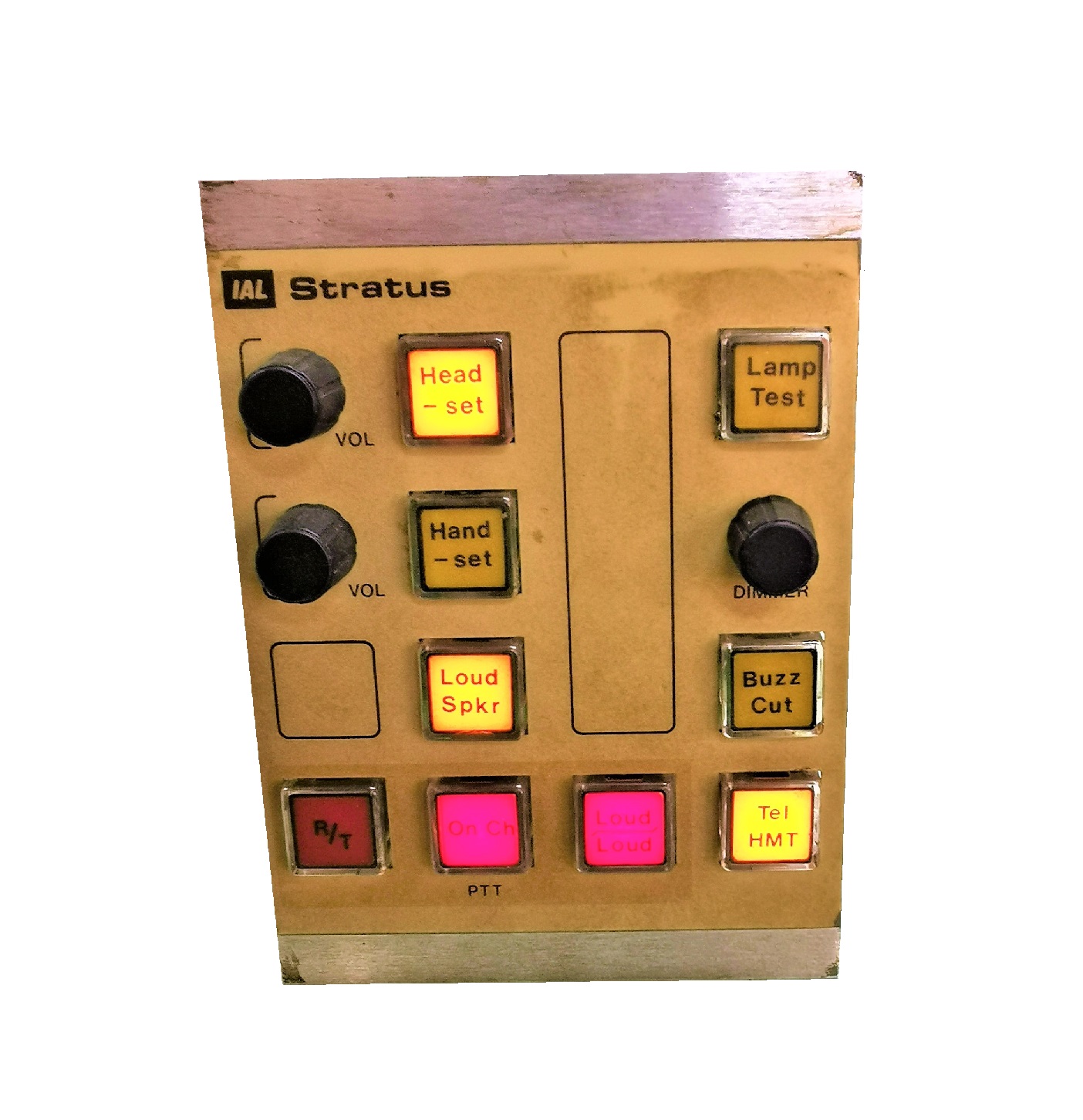 Practical buttoned panels (IAL Stratus) | Electro Props Hire