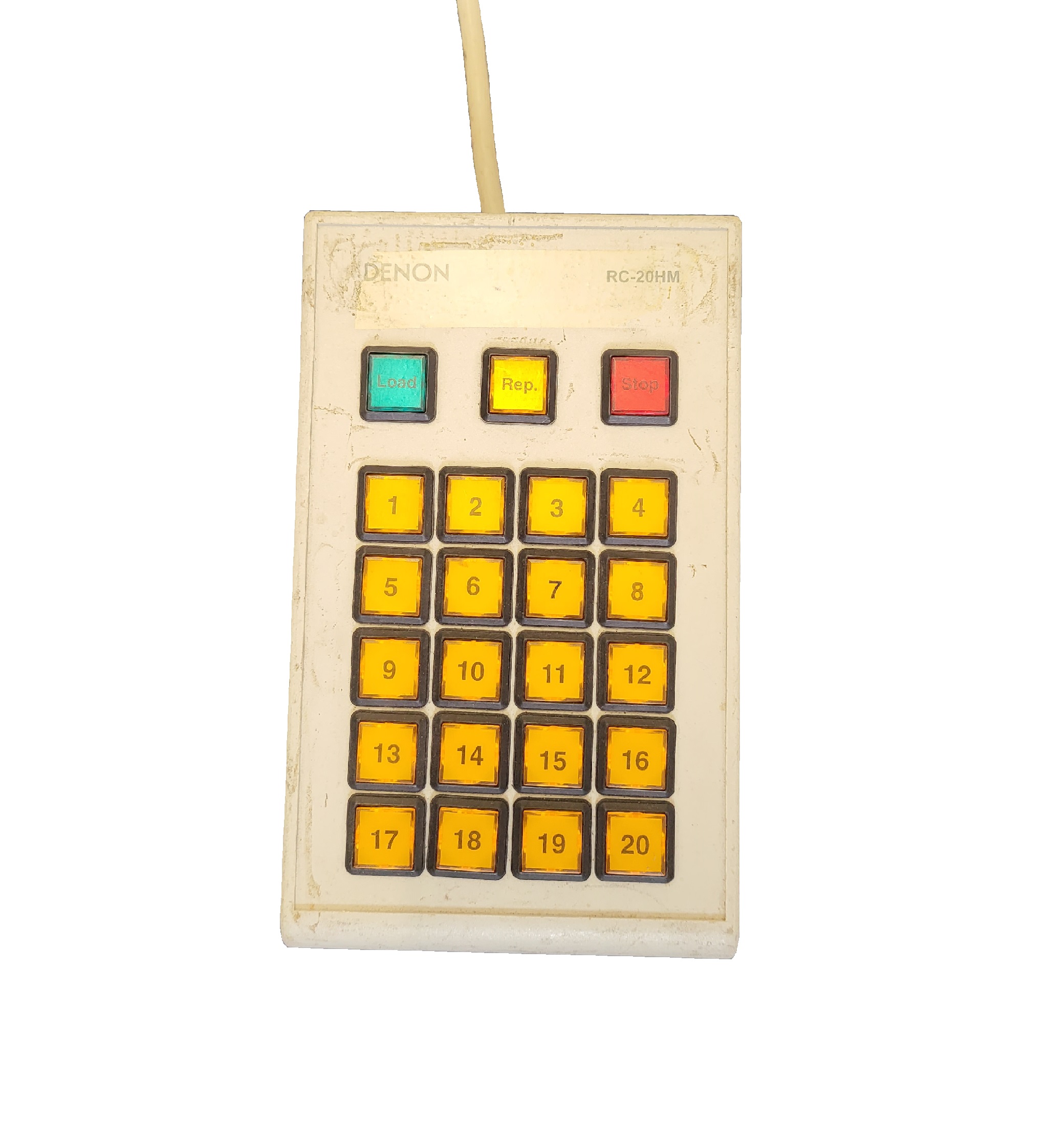 Denon RC-20HM Remote Panel | Electro Props Hire