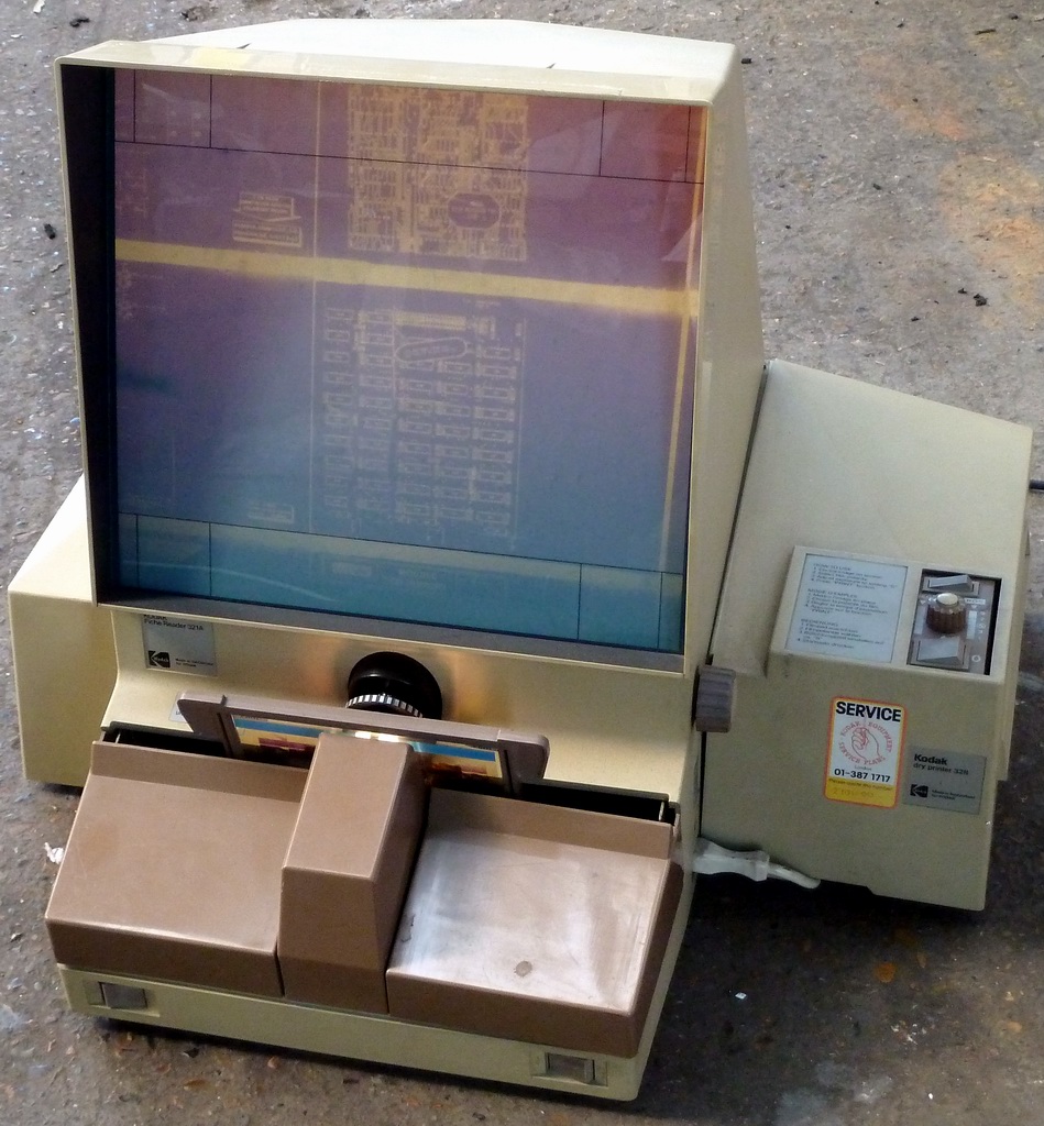 Practical Kodak microfiche viewer | Electro Props Hire