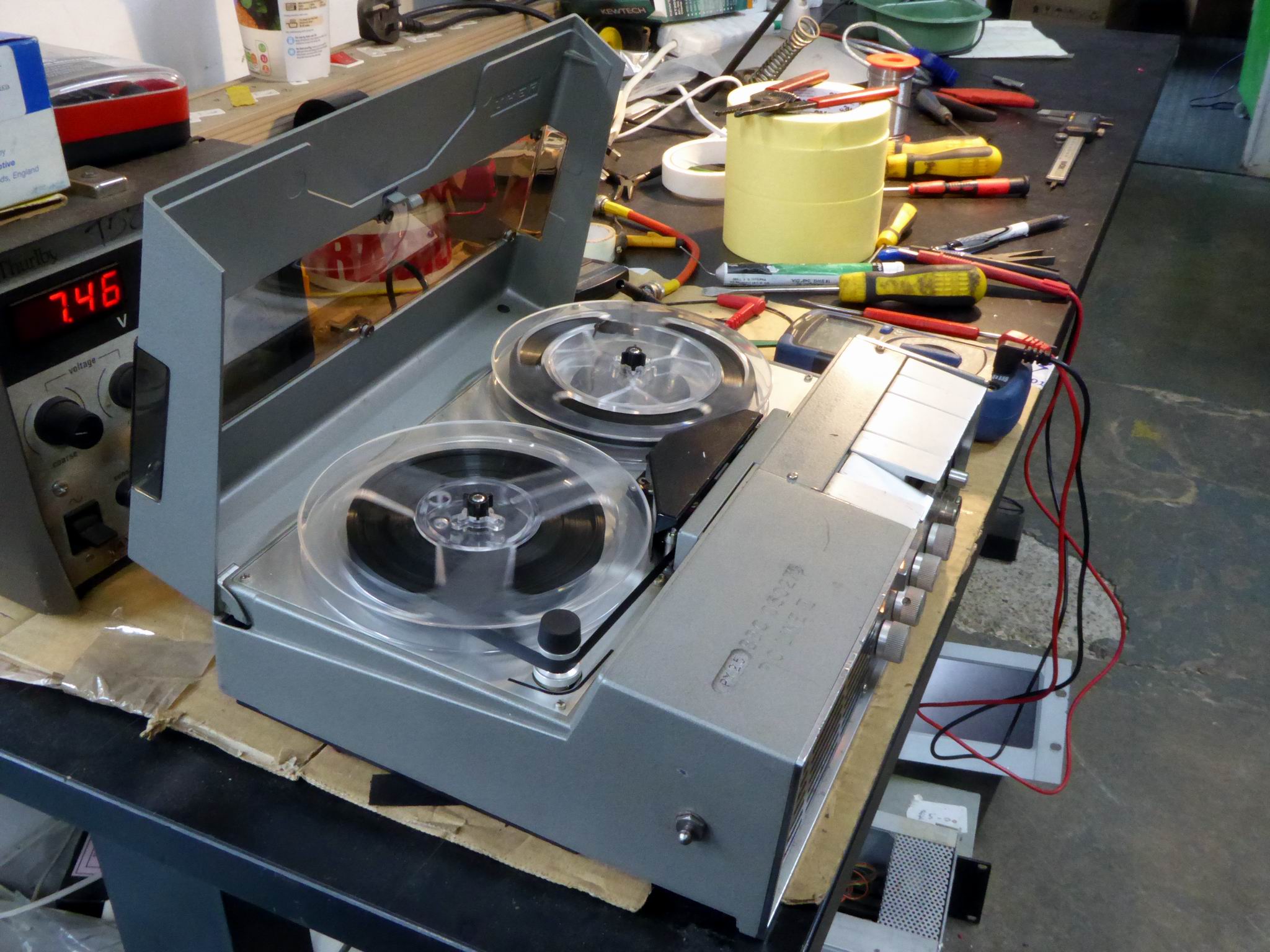 Practical period Uher 4000 reporter's reel to reel tape recorder | Electro Props Hire