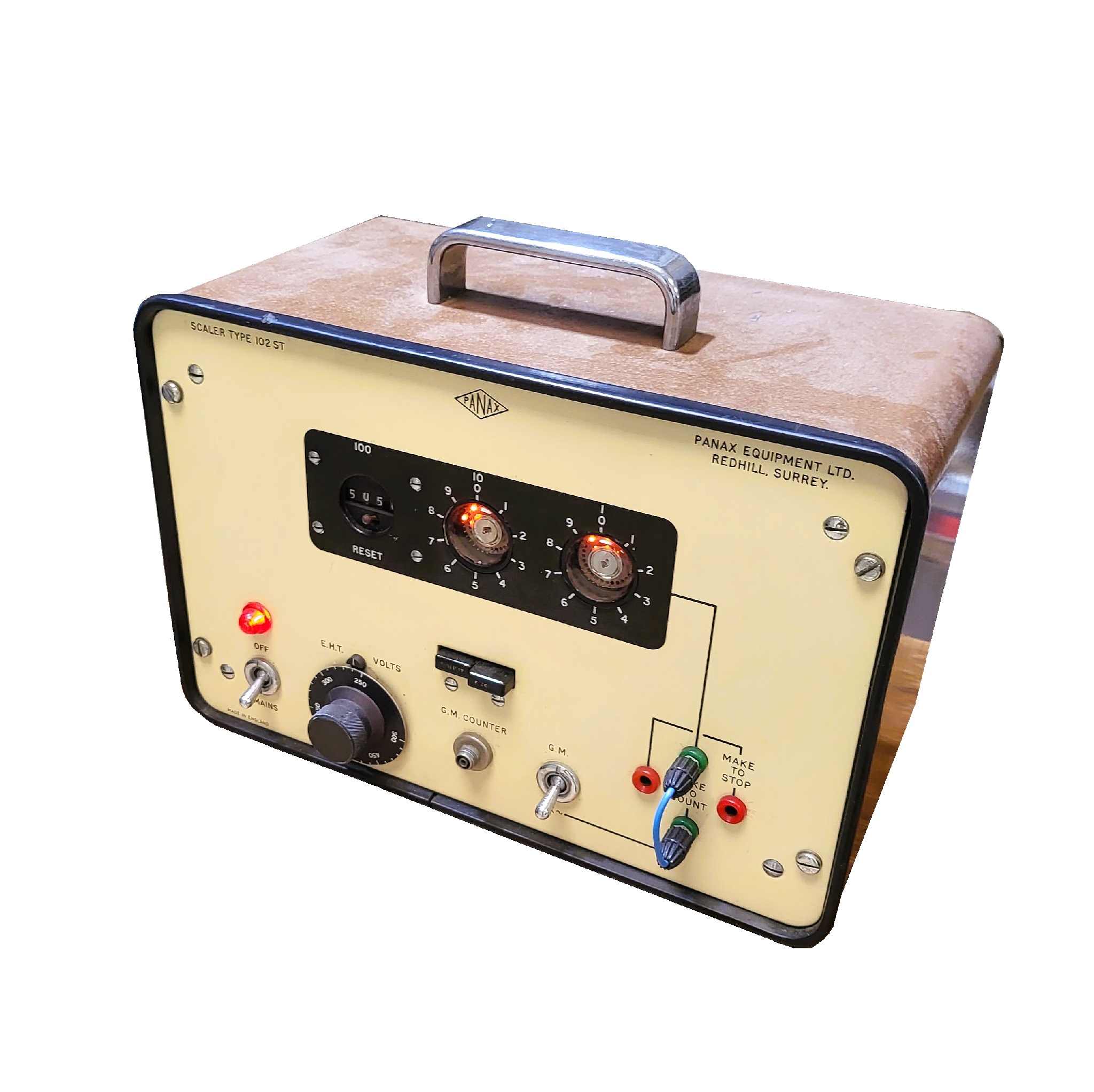 VINTAGE PANAX NIXIE RADIOATIVITY COUNTER 102ST TIMER SCALER STEAMPUNK ...