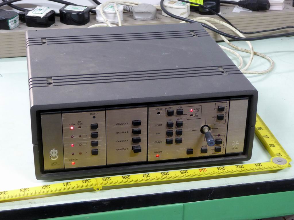 Practical CCTV controller with pan & tilt joystick, buttons & LEDs ...