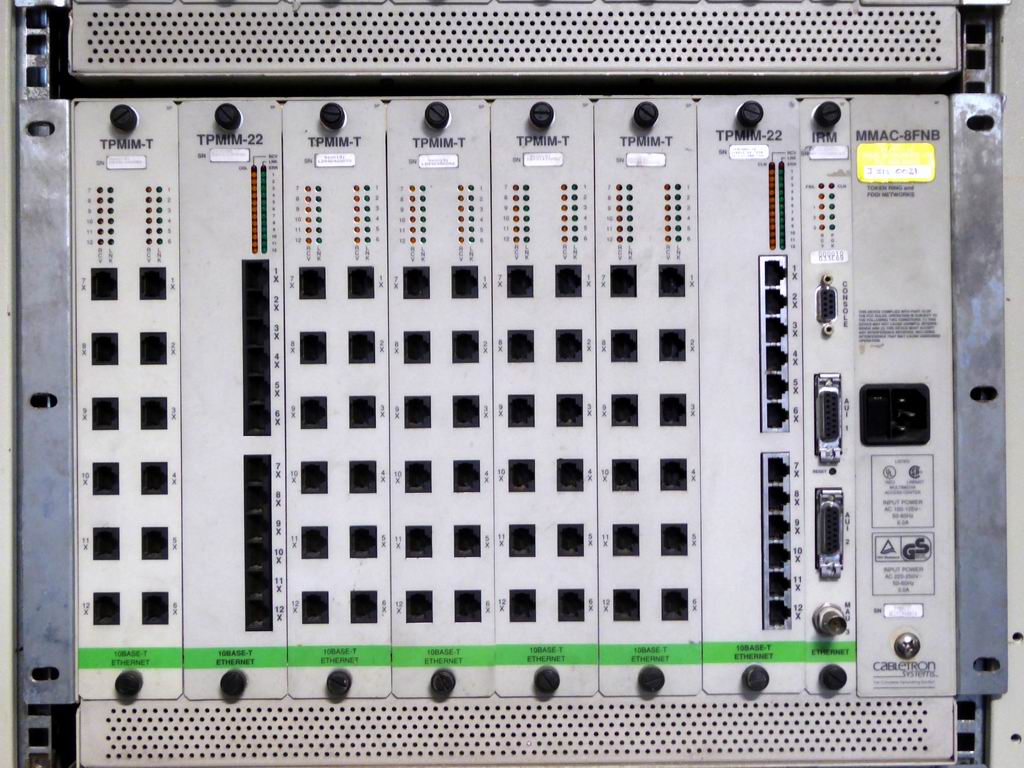 Large 19" rack mounting grey network hub | Electro Props Hire