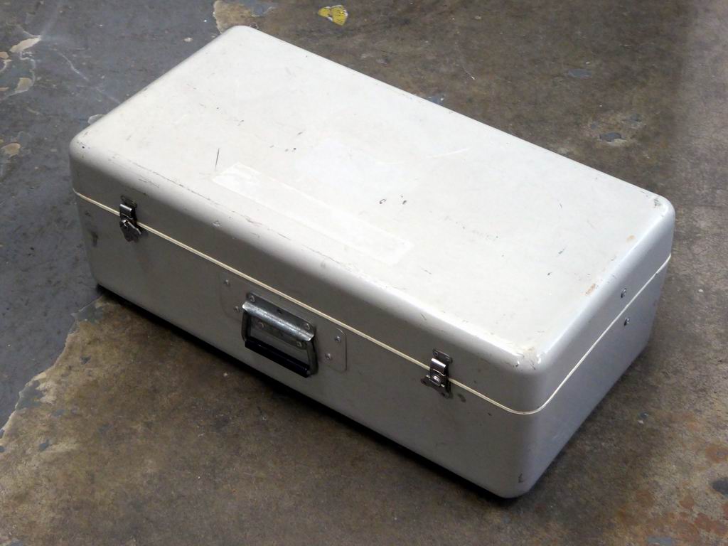 Light grey fibre glass flight case | Electro Props Hire