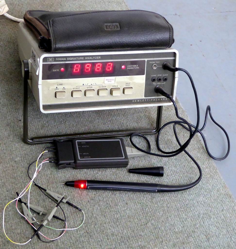 Practical HP digital signature analyser with glowing probe | Electro ...