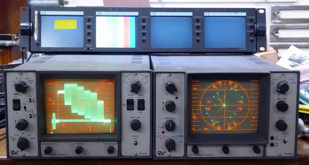 Video waveform monitors & vector displays | Electro Props Hire