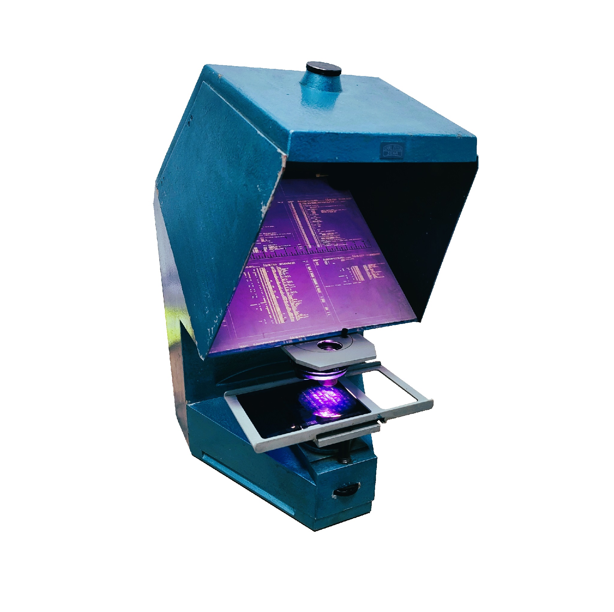 Oddball scientific magnifying viewing device | Electro Props Hire