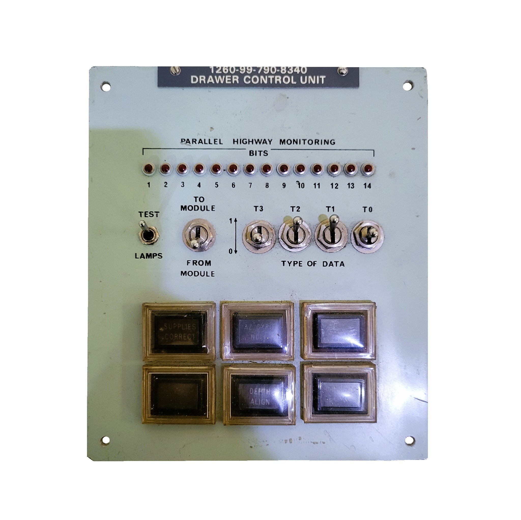 Non Practical Navy Monitoring Switch Panel | Electro Props Hire