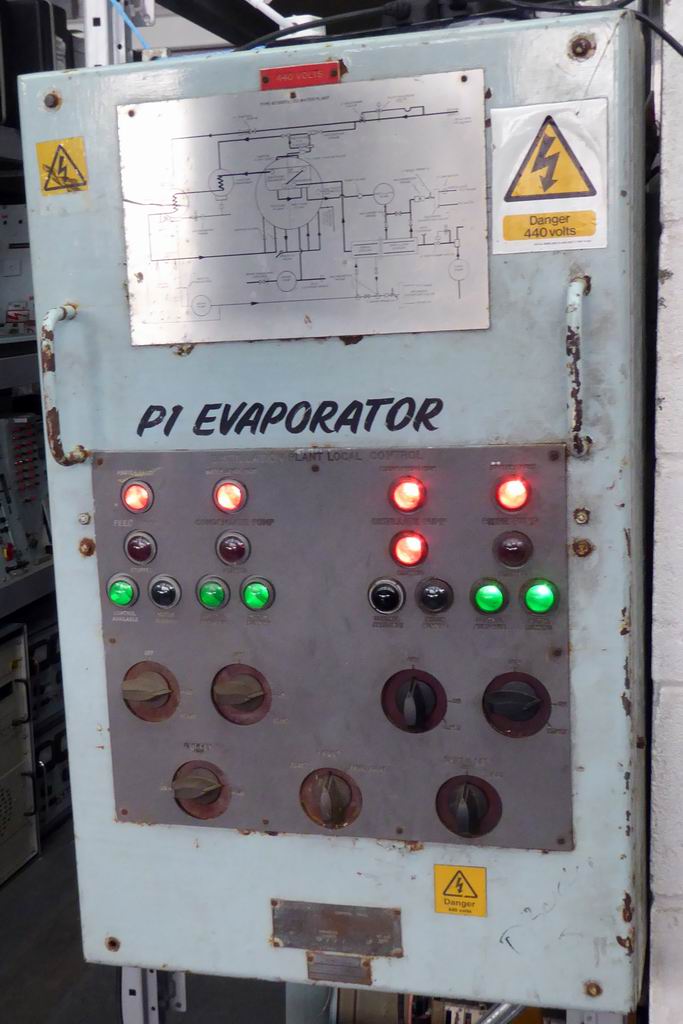 Practical, large heavy electrical control box with working switches ...