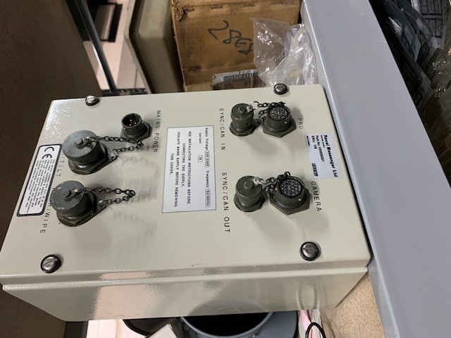 Industrial connector box with chain caps | Electro Props Hire