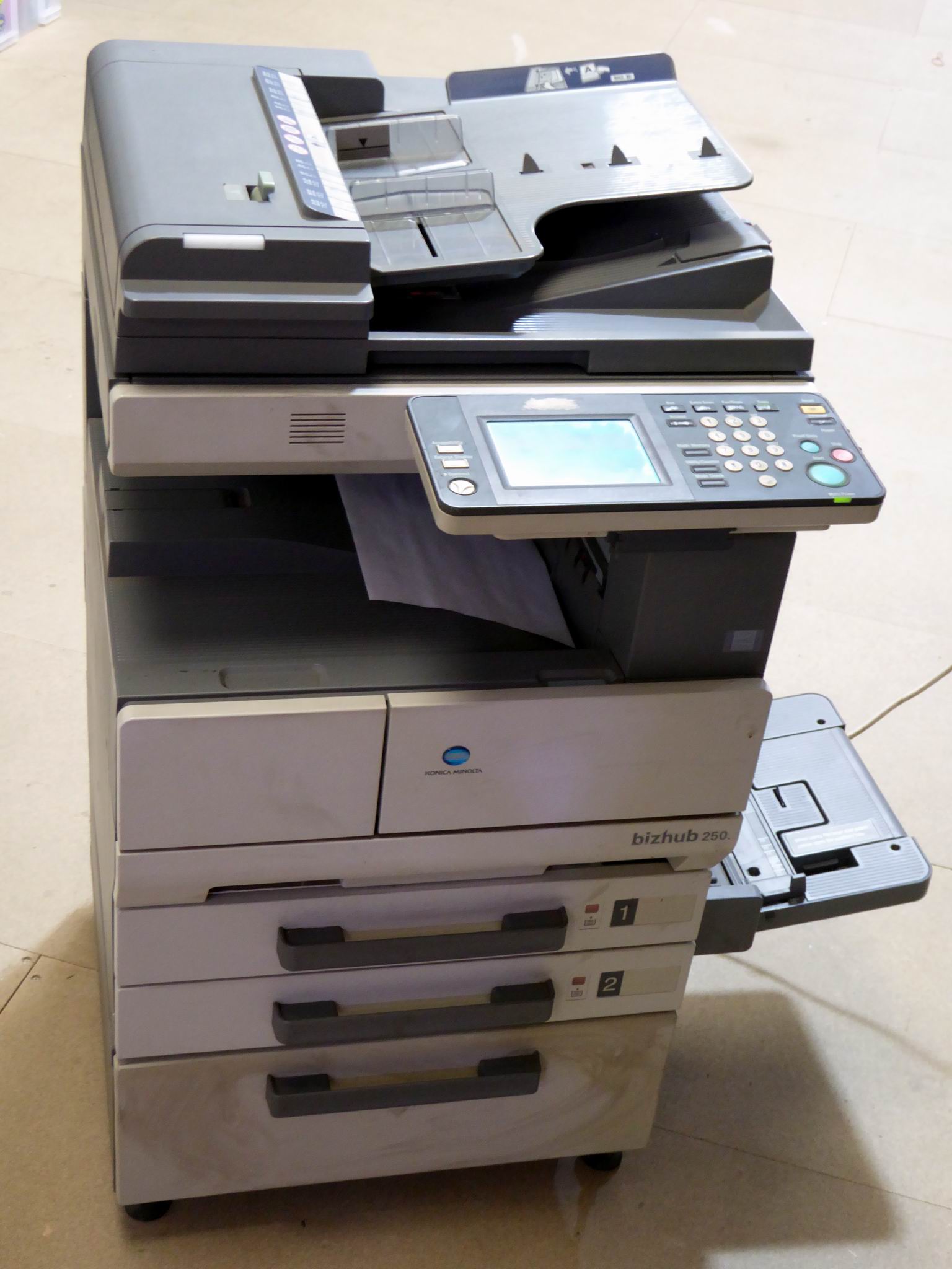 Practical large floor standing office photocopier | Electro Props Hire