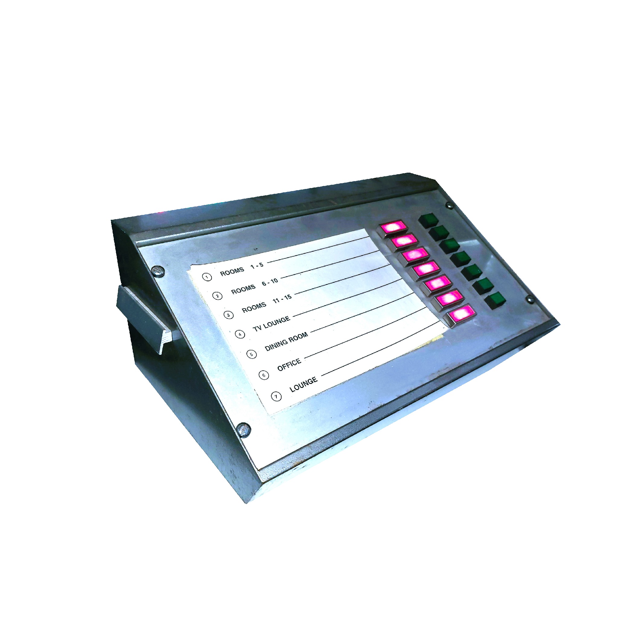 Practical Large Desk Console Alarm Status Panel | Electro Props Hire