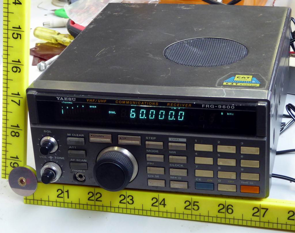 Practical Yaesu desk top radio receiver | Electro Props Hire