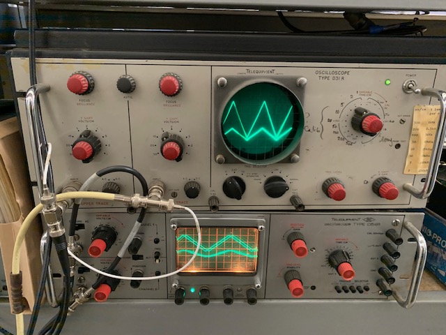 Period Practical 19" rack mountable oscilloscopes | Electro Props Hire