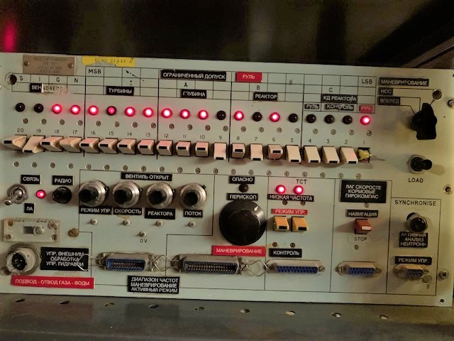 Practical military panel with Lever tab switches, LEDs & Russian ...