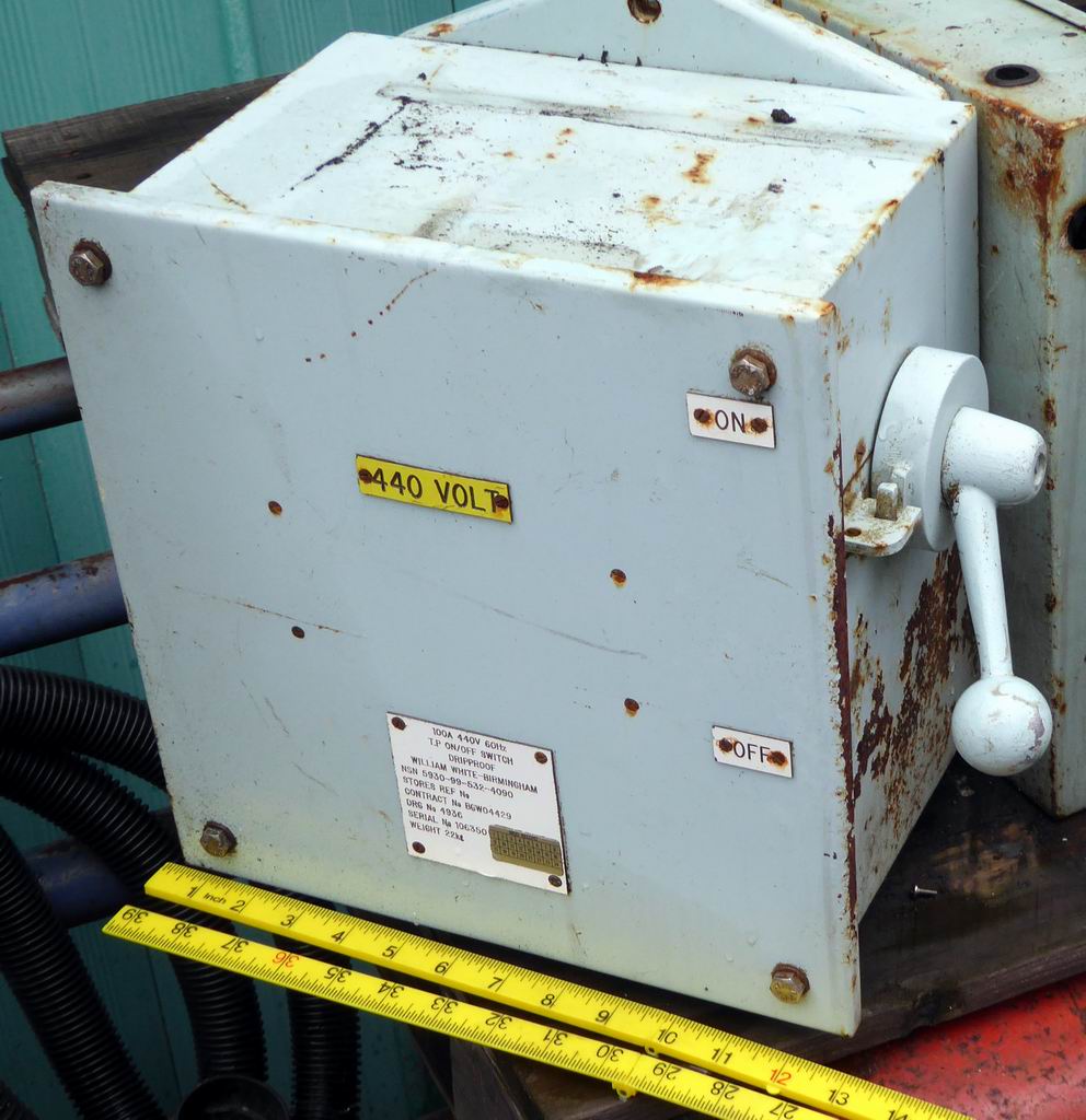 Heavy duty industrial switch with side lever | Electro Props Hire