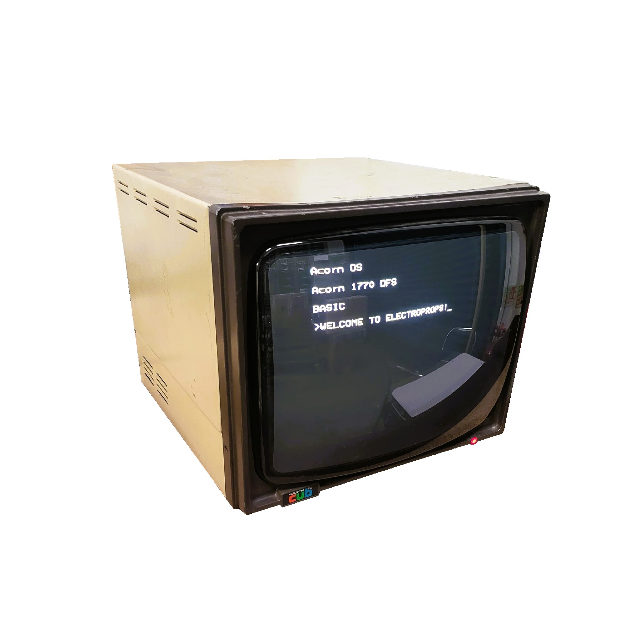 Microvitec Cub colour CRT monitor for BBC micro | Electro Props Hire