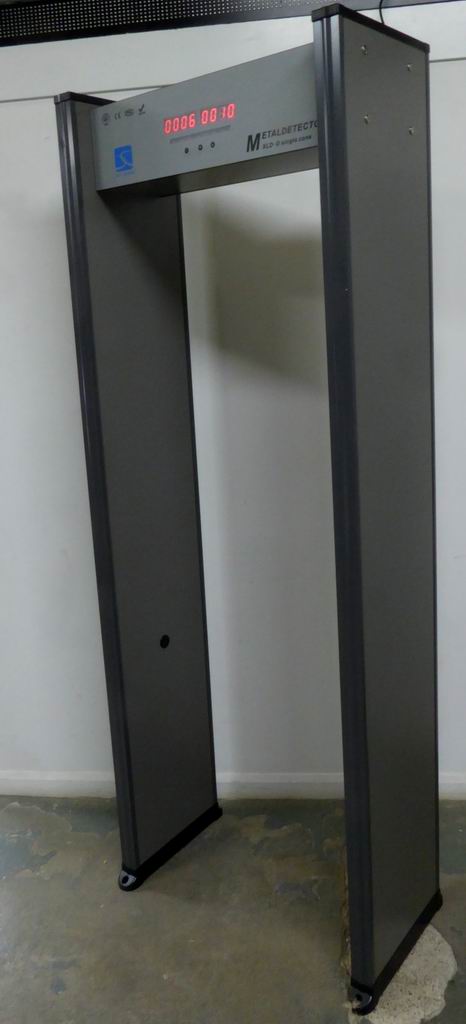 Modern airport style walk through security/knife arch metal detector ...