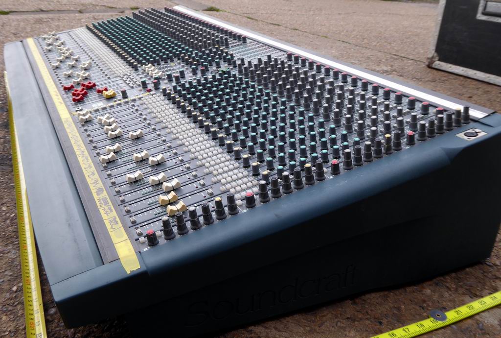 Huge 40 channel Soundcraft K3 theatre audio mixer | Electro Props Hire