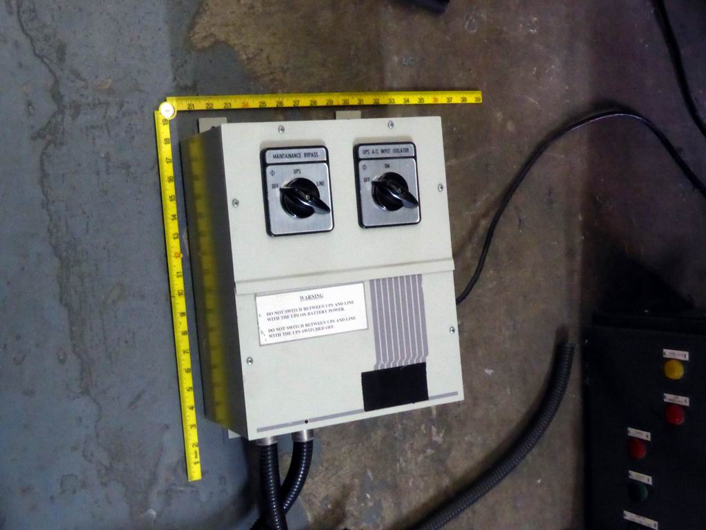 Power electrical box with twin rotary switches | Electro Props Hire