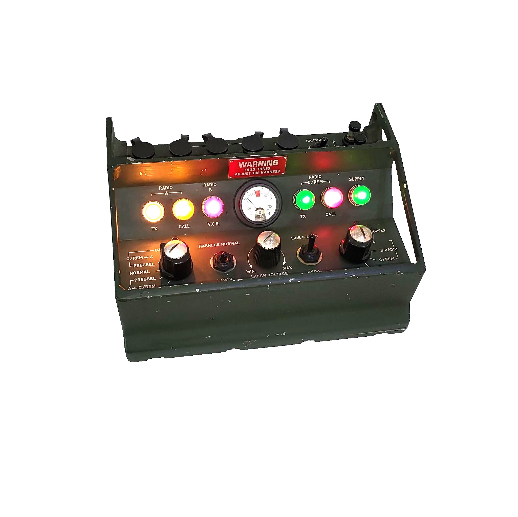 Khaki Military Radio Control Console | Electro Props Hire