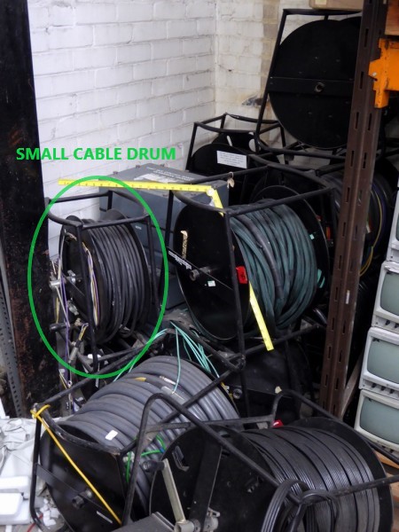 Small sized - Heavy duty cable drums on frames | Electro Props Hire