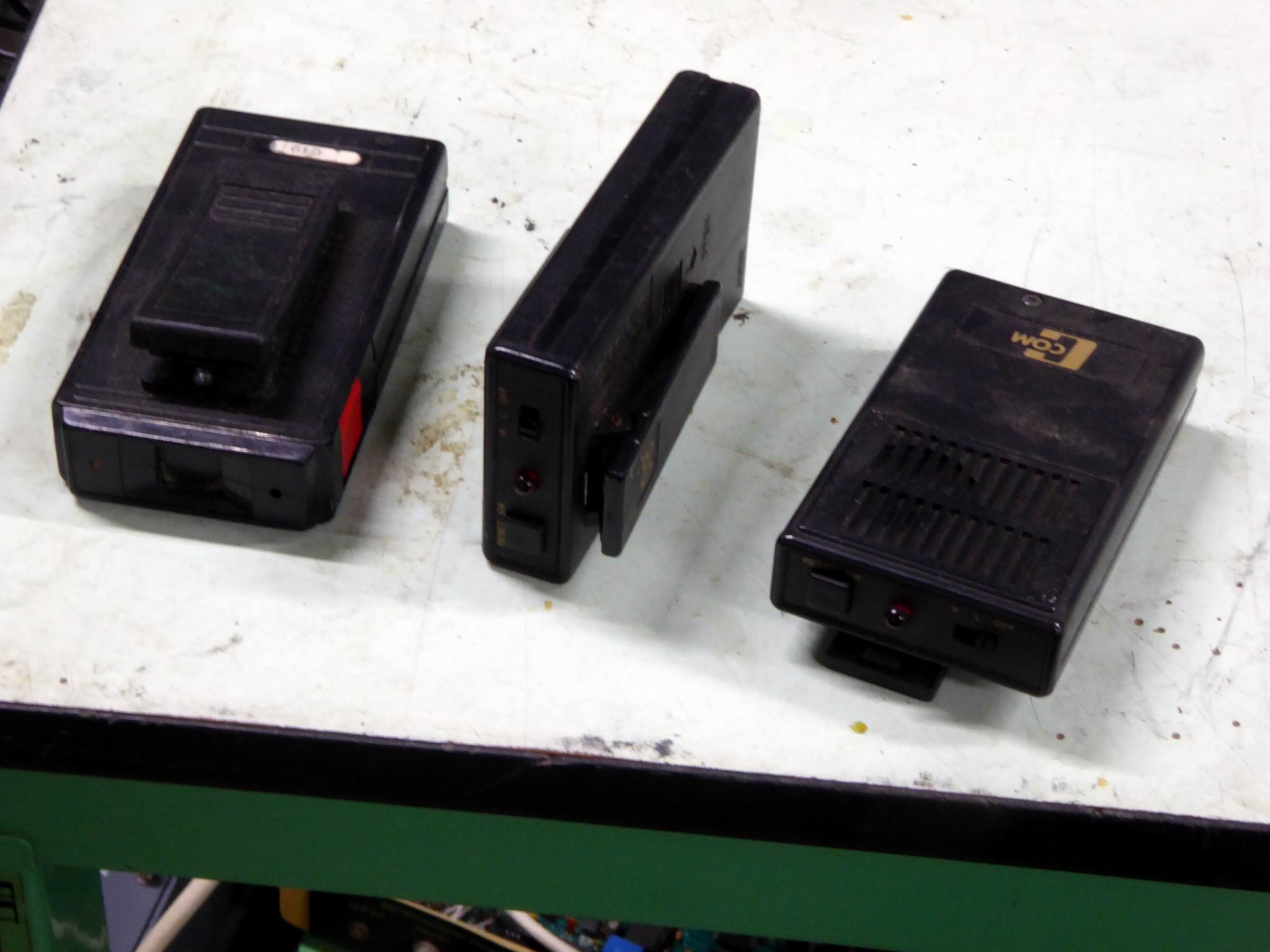 Selection of belt clippable portable pagers | Electro Props Hire