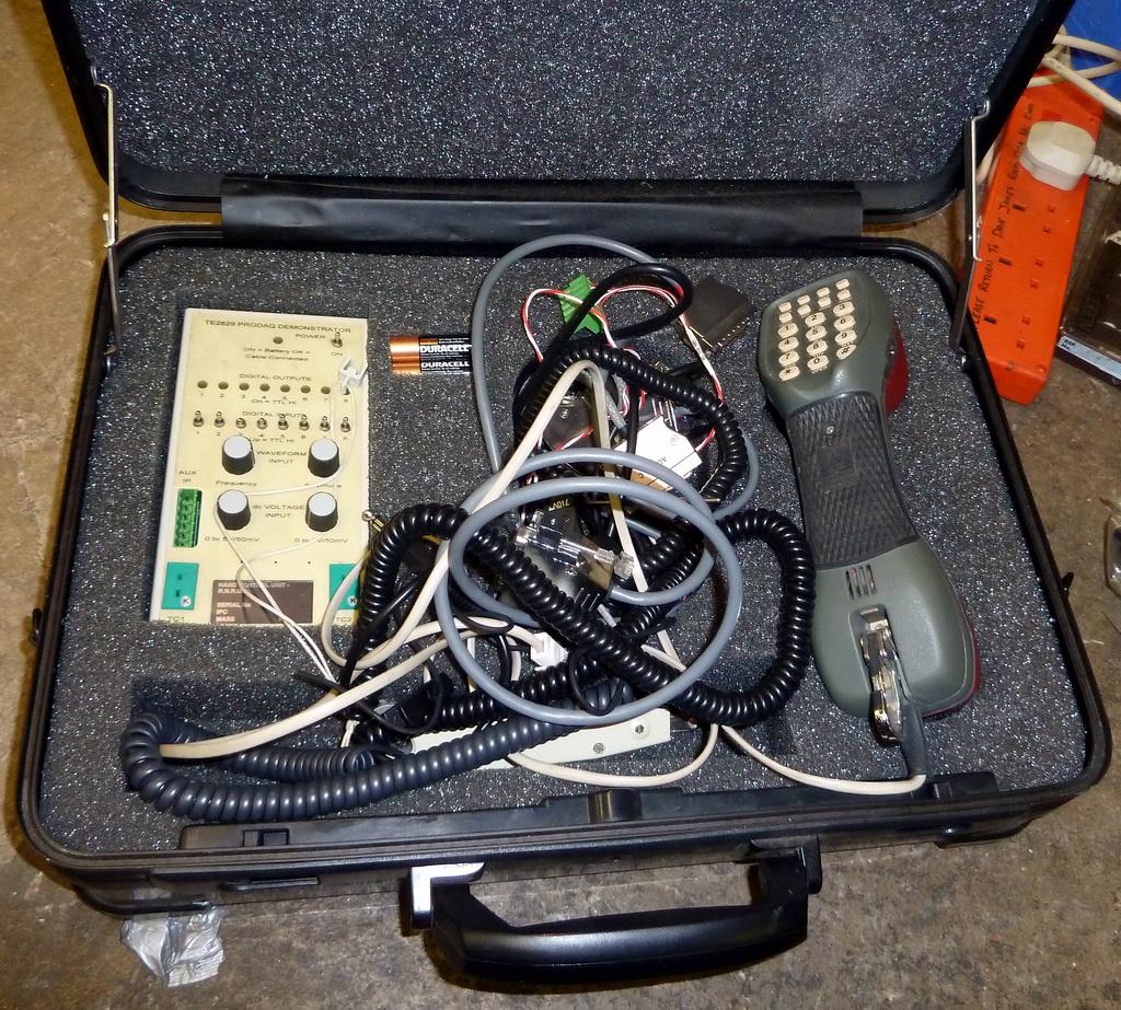 Telephone tapping brief case | Electro Props Hire