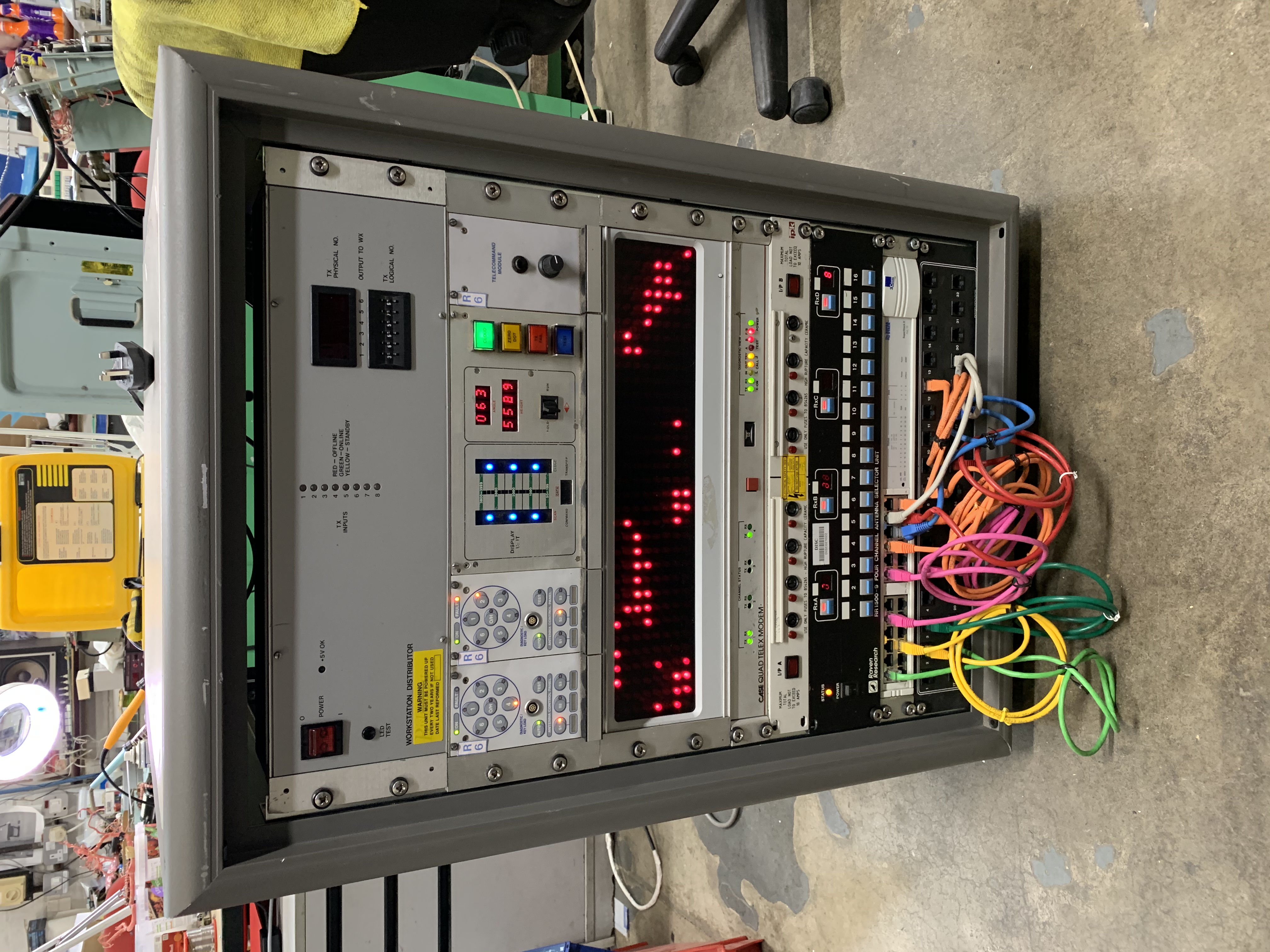 3ft high networking/server/equipment rack with practical panels ...