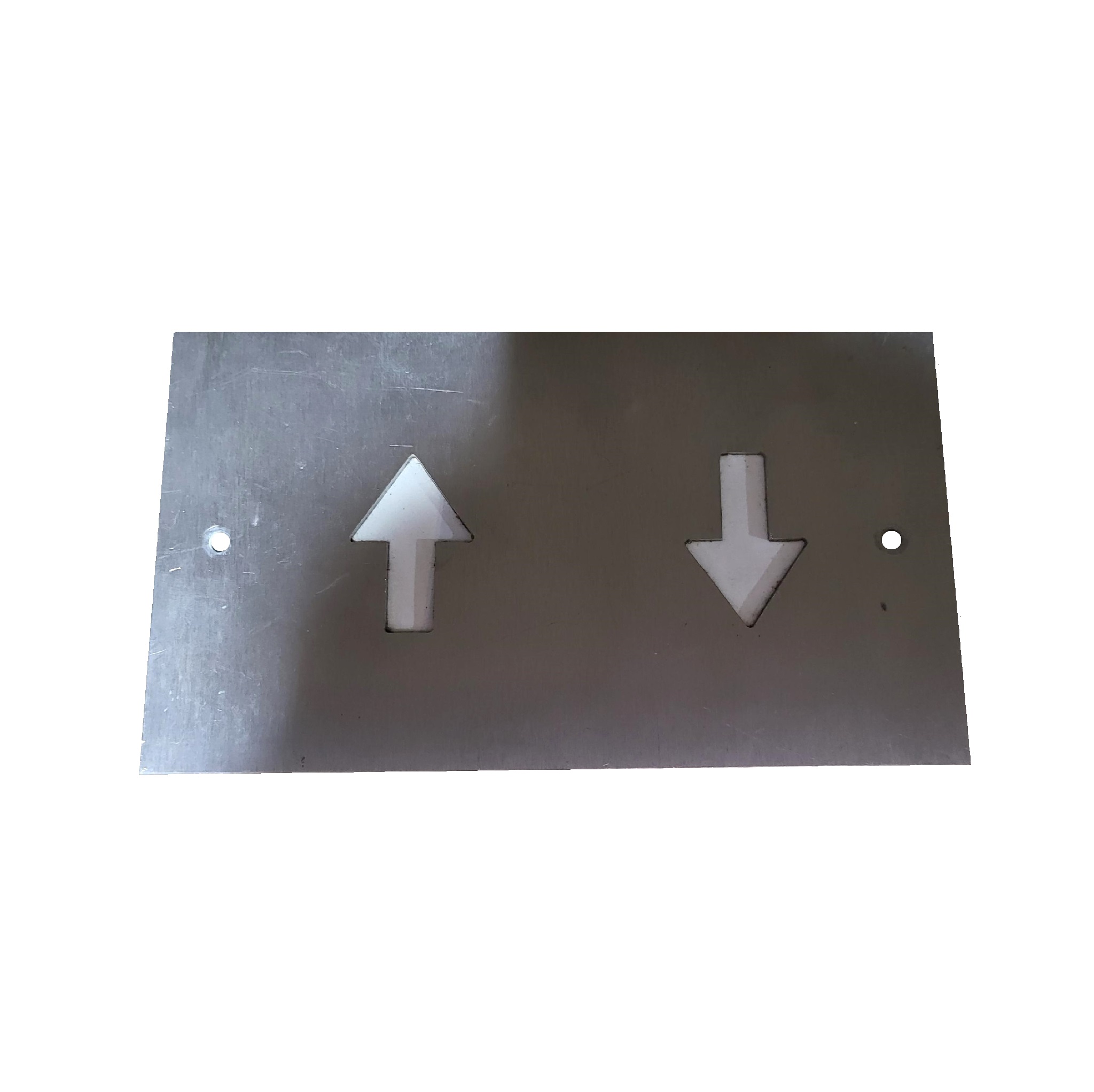 Aluminium Lift Panel With Arrows Up & Down | Electro Props Hire