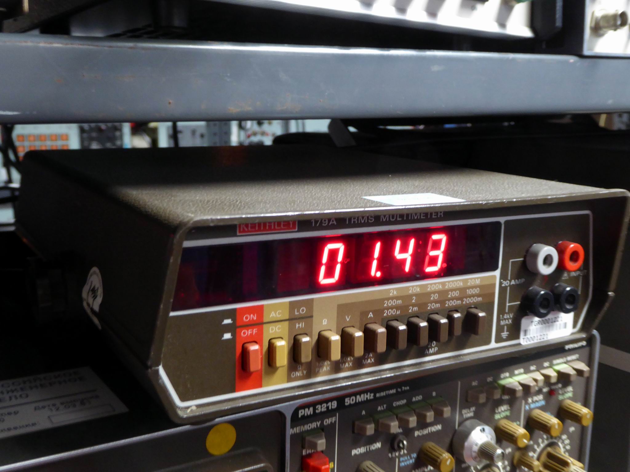 Practical Keithley bench top digital multimeter | Electro Props Hire