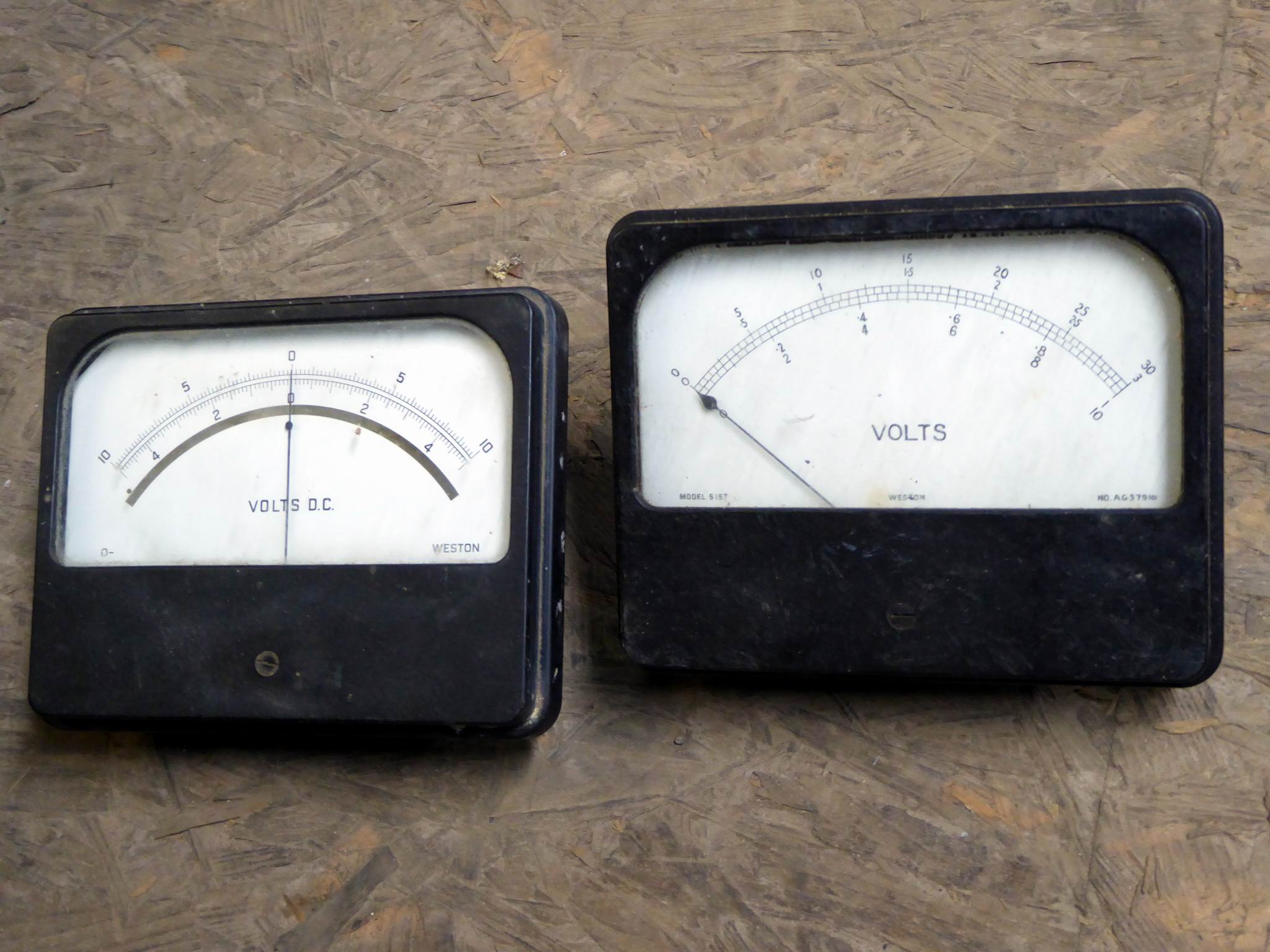 Roundy cornered rectangular black bakelite period electrical panel ...