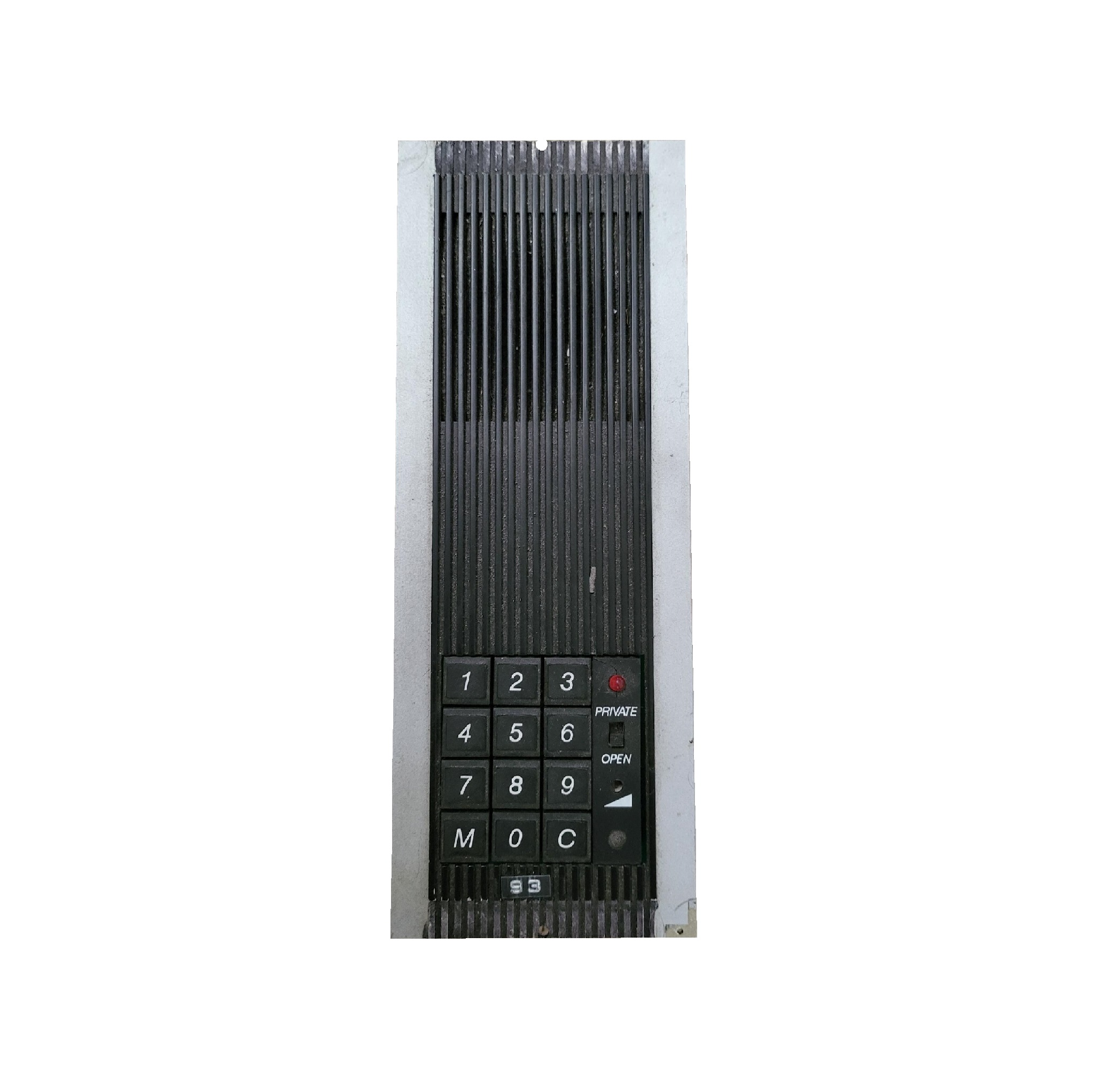 Slim Intercom Panel with Keypad | Electro Props Hire