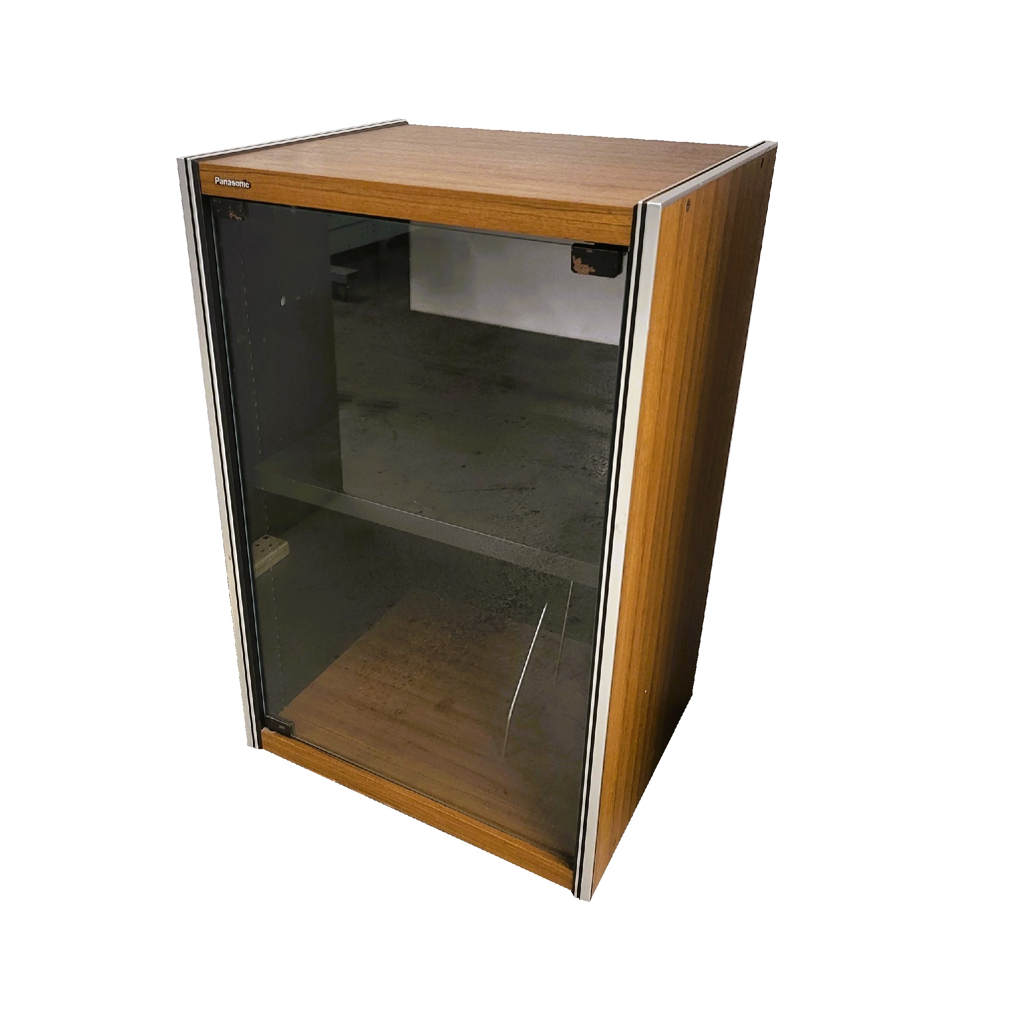 Wooden Panasonic Hifi Display Case | Electro Props Hire