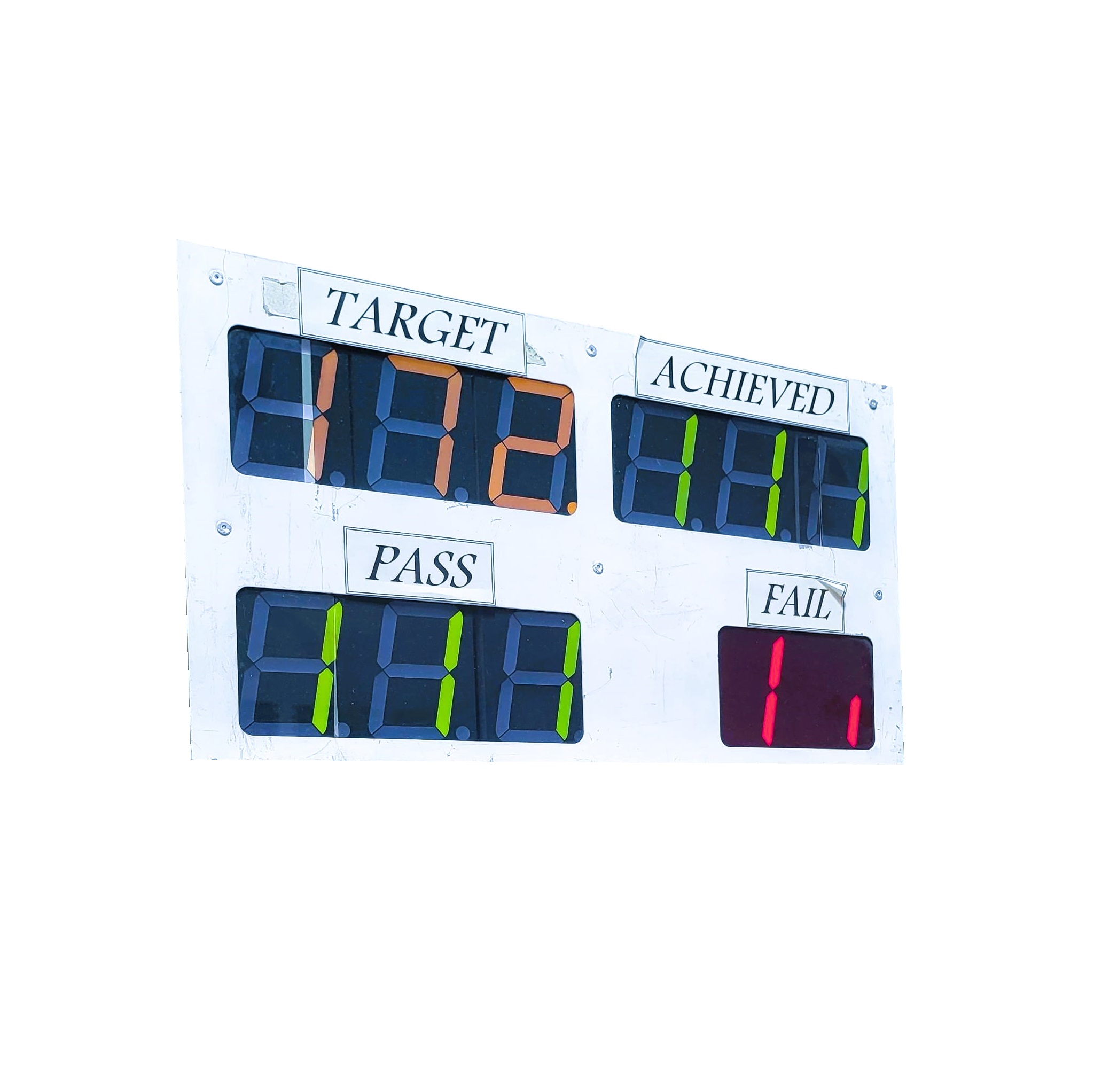 Digital Display Workplace Counter Panel | Electro Props Hire