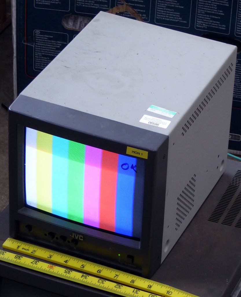 Practical 9" CRT colour monitor | Electro Props Hire