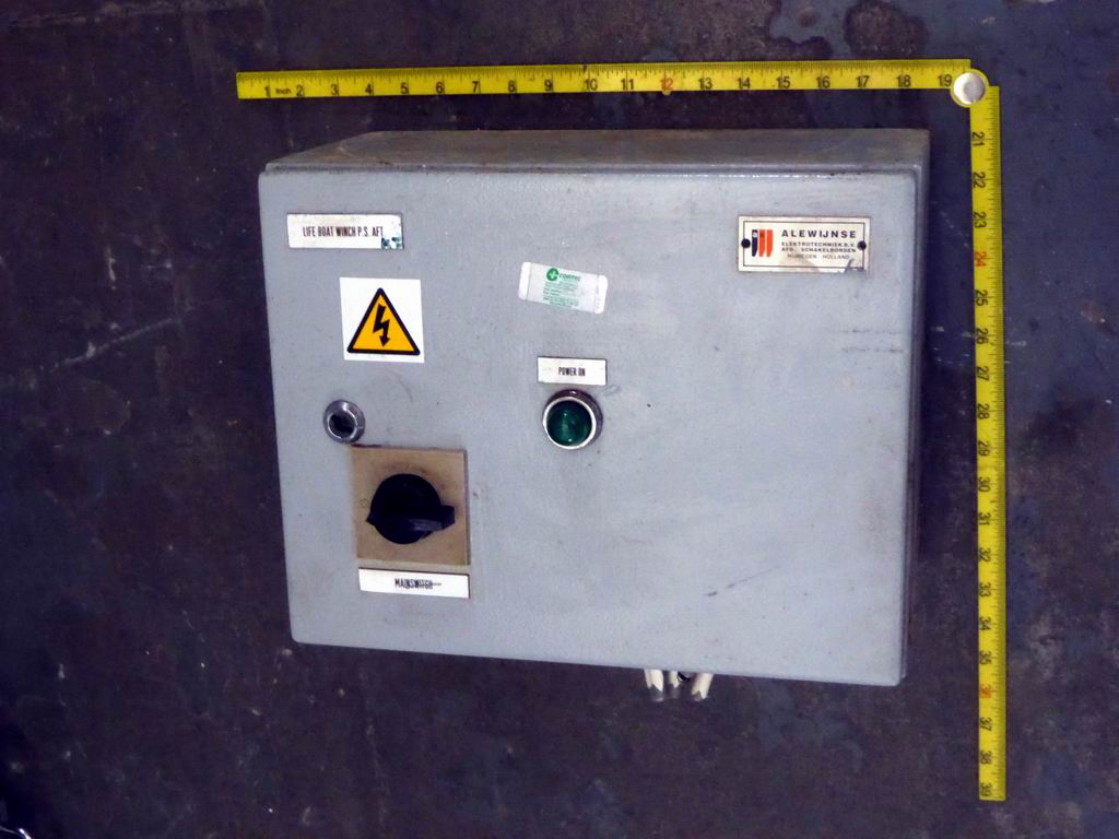 Power electrical control box with rotary switch & indicator lamp ...