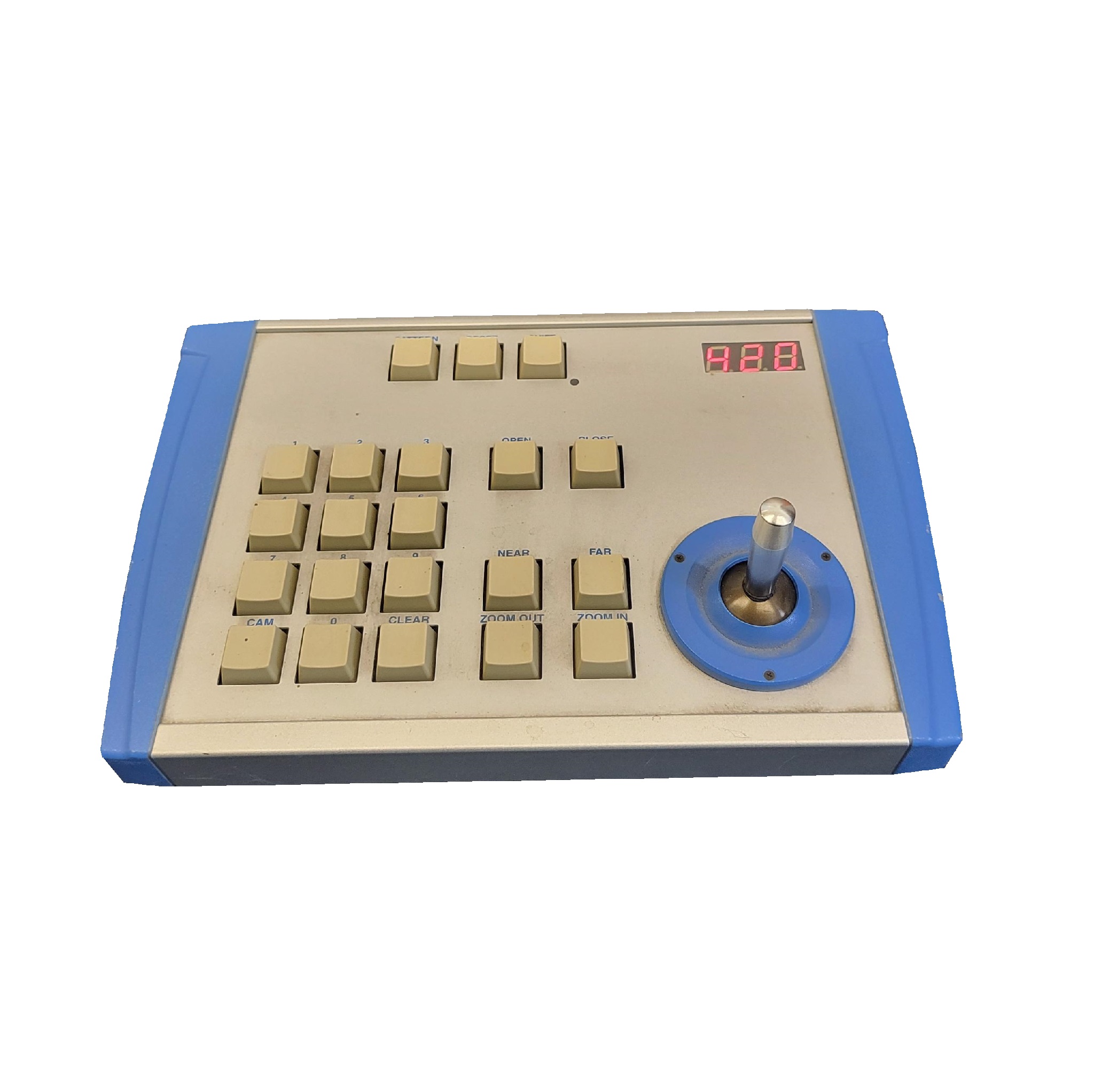 Blue & Silver CCTV Desktop Control Console With Keyable Display ...