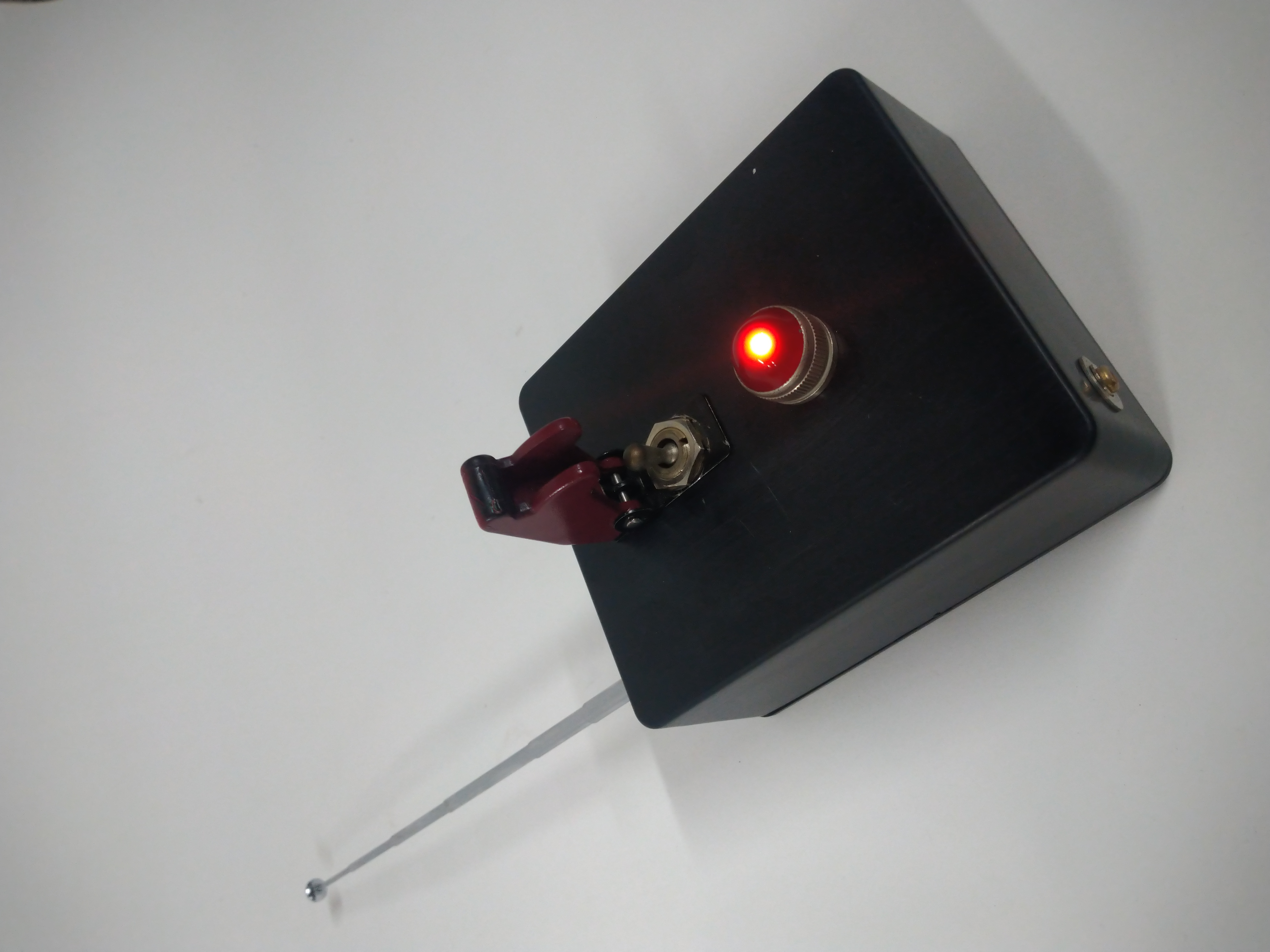 Handheld remote control detonator box prop with telescopic aerial ...