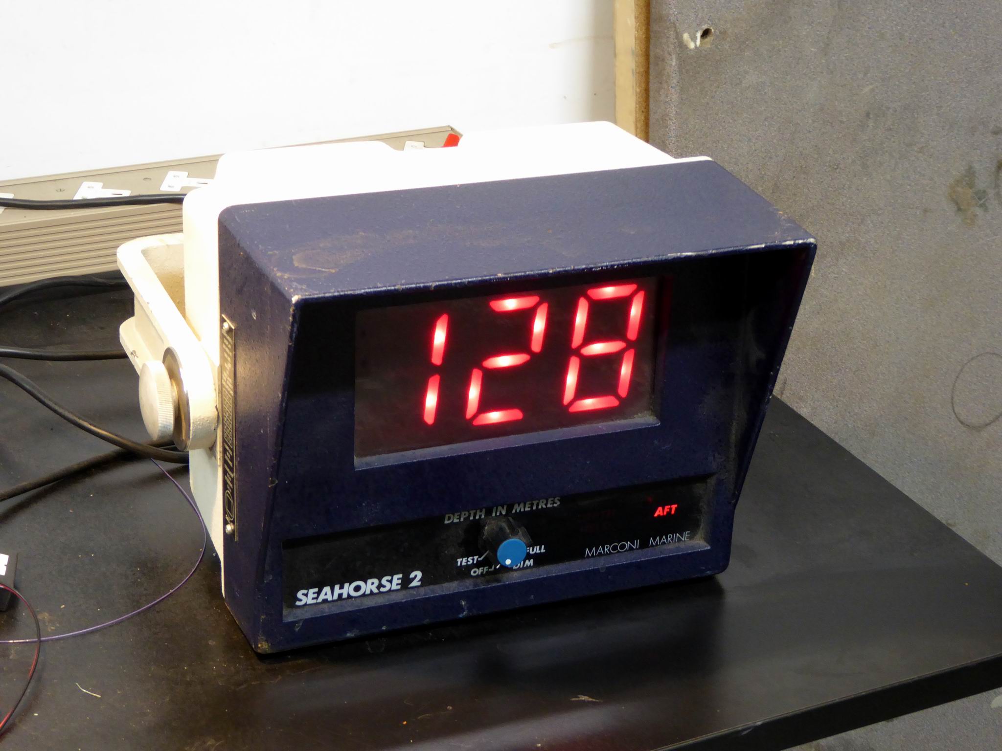 Practical marine/boat sonar depth display | Electro Props Hire