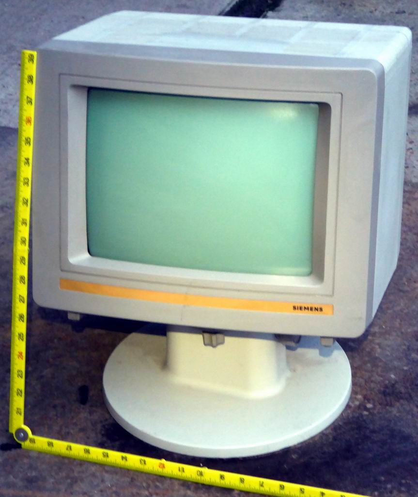 1970s VDU/computer terminal monitor on a stalk | Electro Props Hire