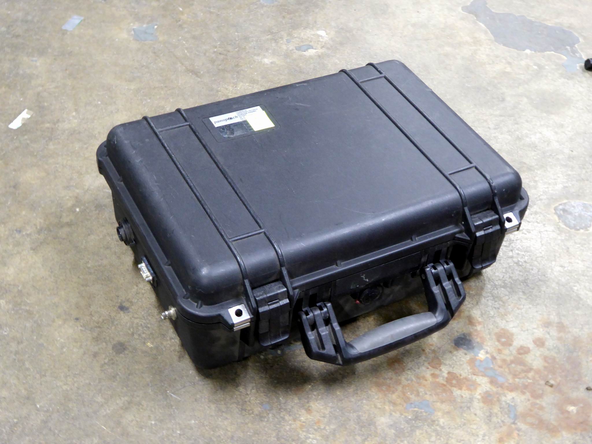 Ruggedised Peli case with built -in flat screen monitor | Electro Props ...