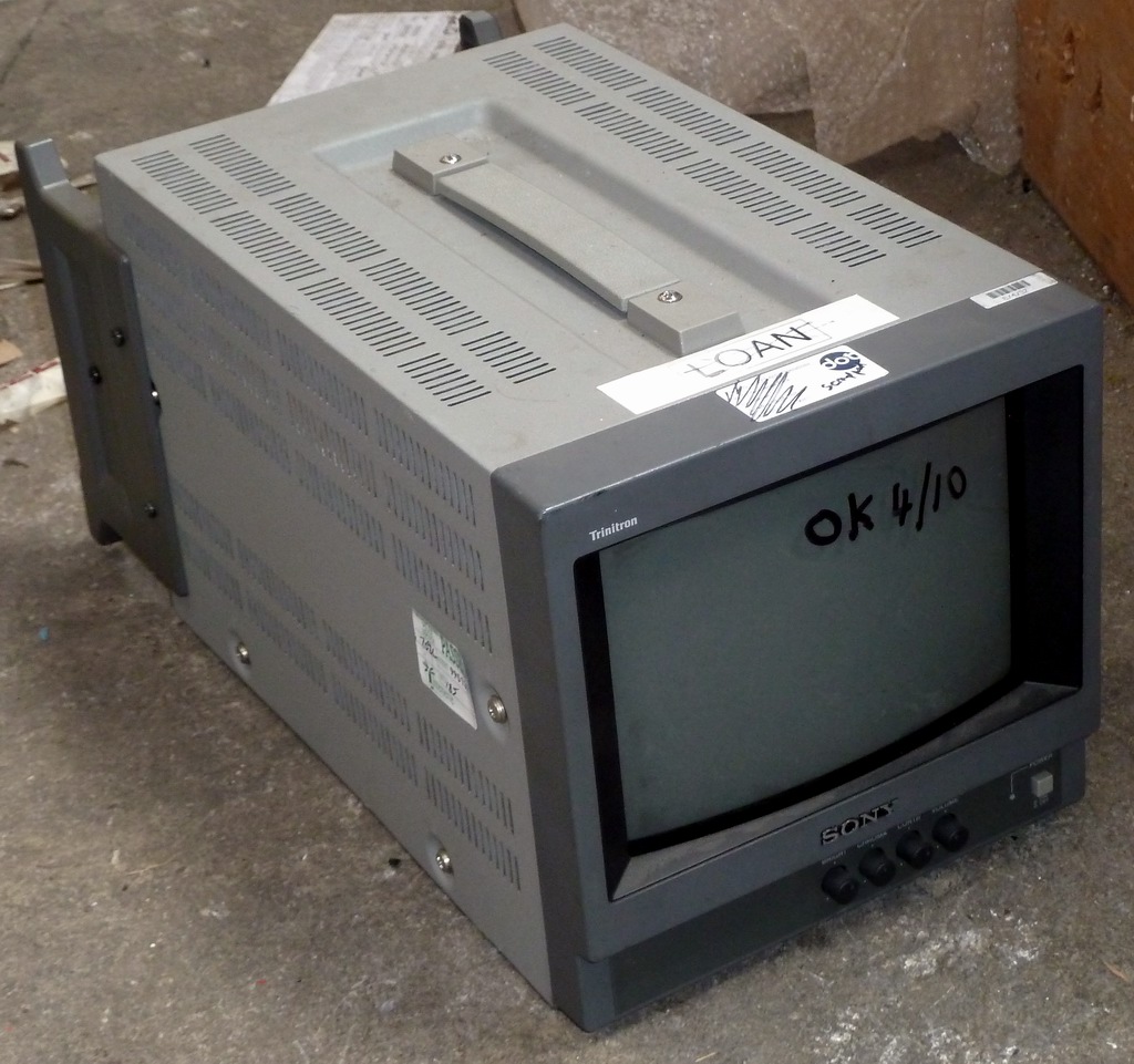 Practical 9" Sony colour CRT monitor | Electro Props Hire