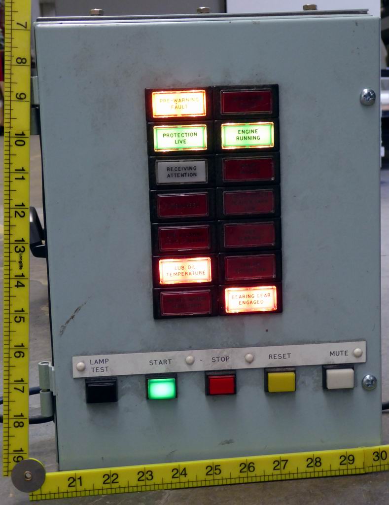 Practical duck egg blue electrical box with indicators & buttons ...