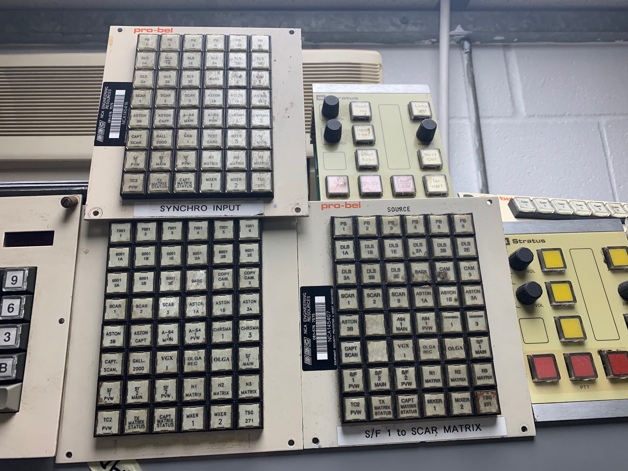 Practical 6x8 button array panels (Pro-Bel) | Electro Props Hire