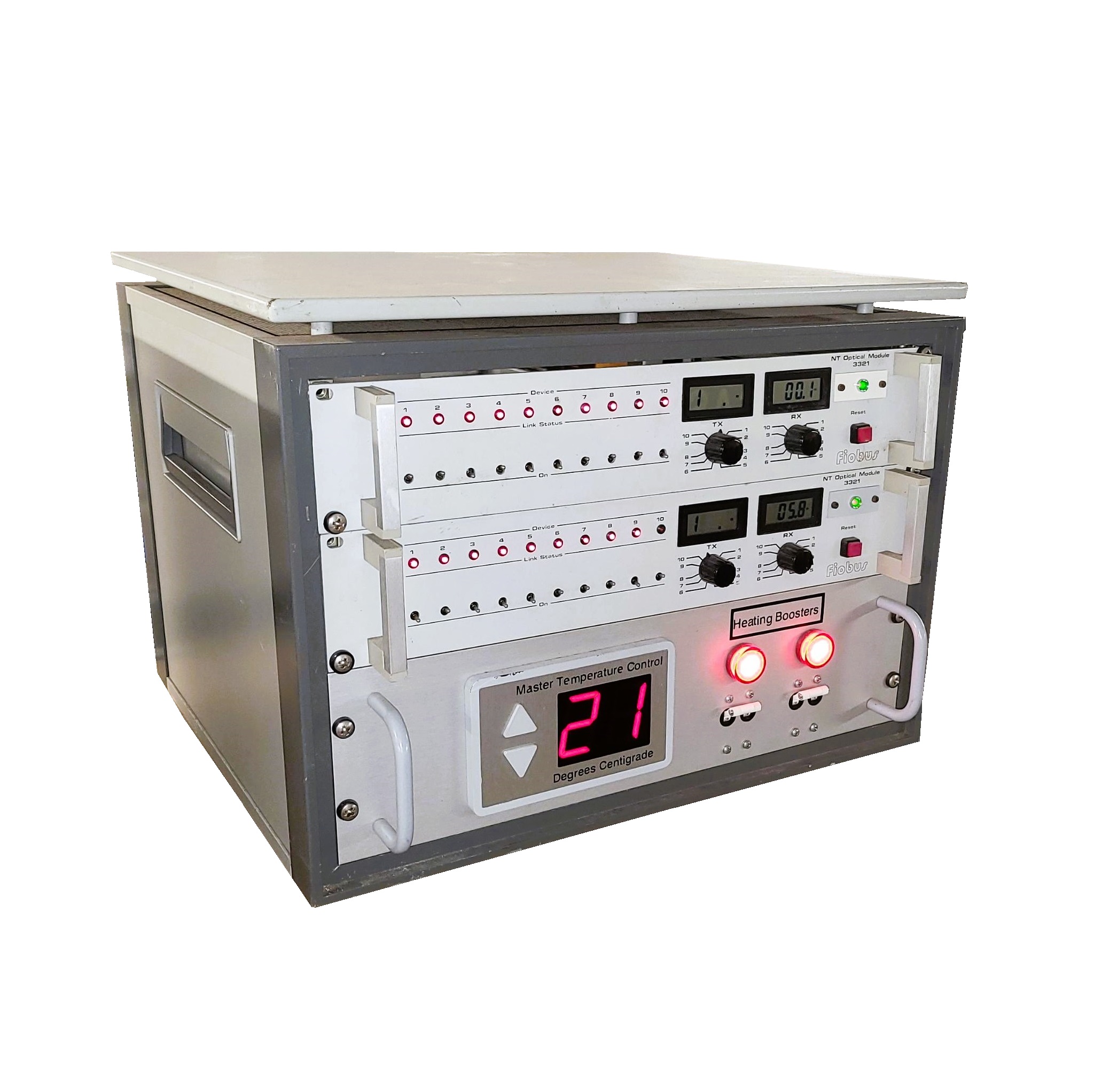 Desktop Cabinet With Temperature Control Panels | Electro Props Hire