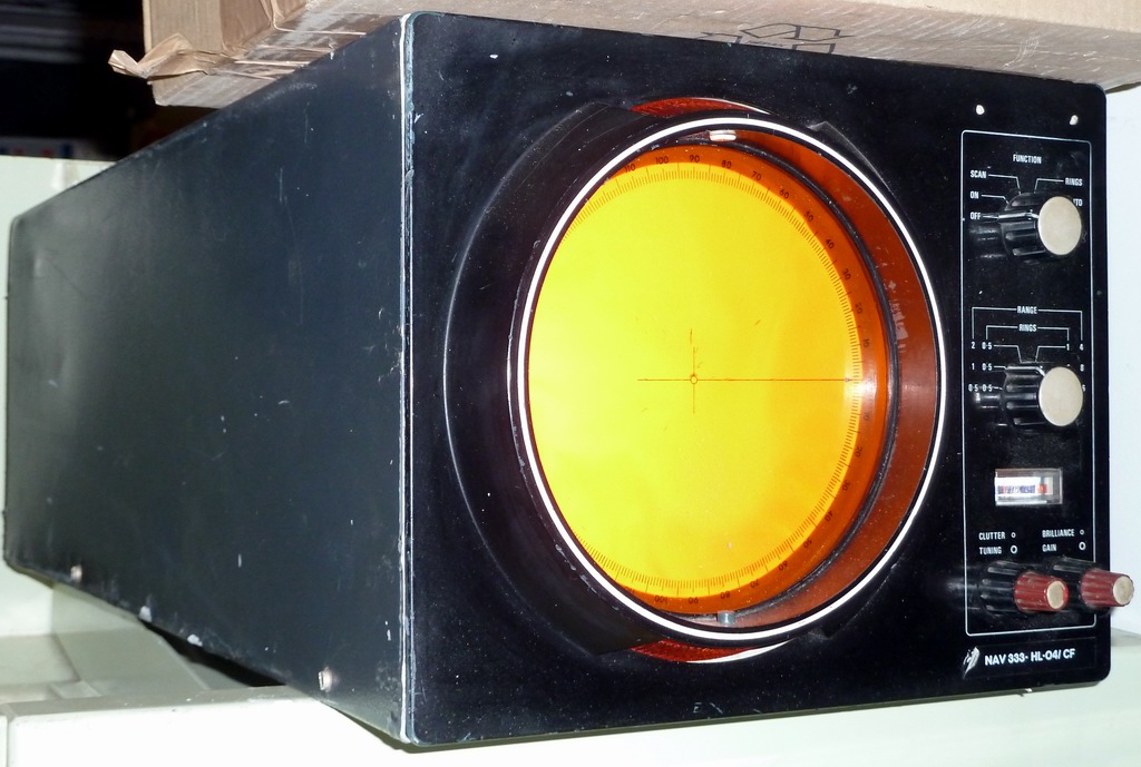 Practical desktop radar screen | Electro Props Hire