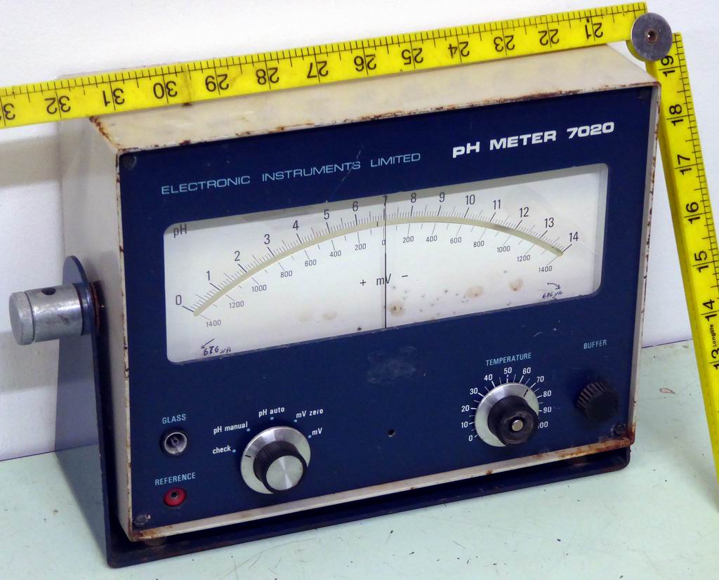 Giant laboratory analog Ph meter | Electro Props Hire