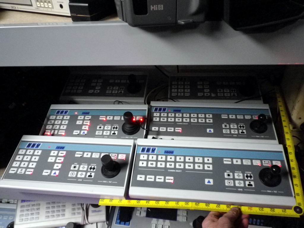 Practical BBV CCTV desktop control consoles | Electro Props Hire